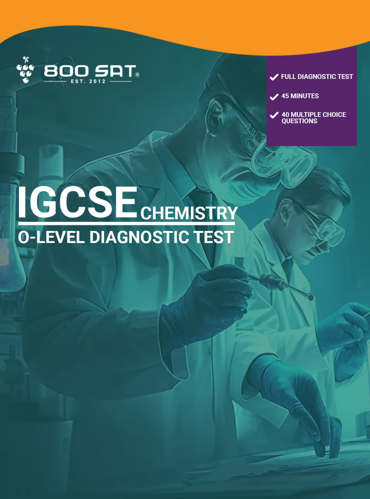 CHEMISTRY IGCSE O-LEVEL DIAGNOSTIC TEST